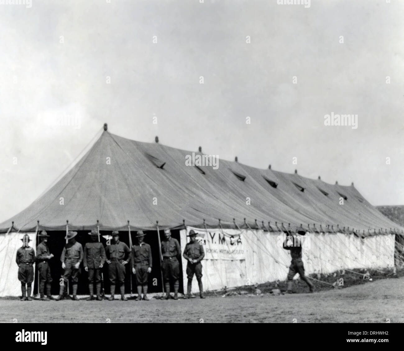American soldiers on the Western Front, WW1 Stock Photo - Alamy