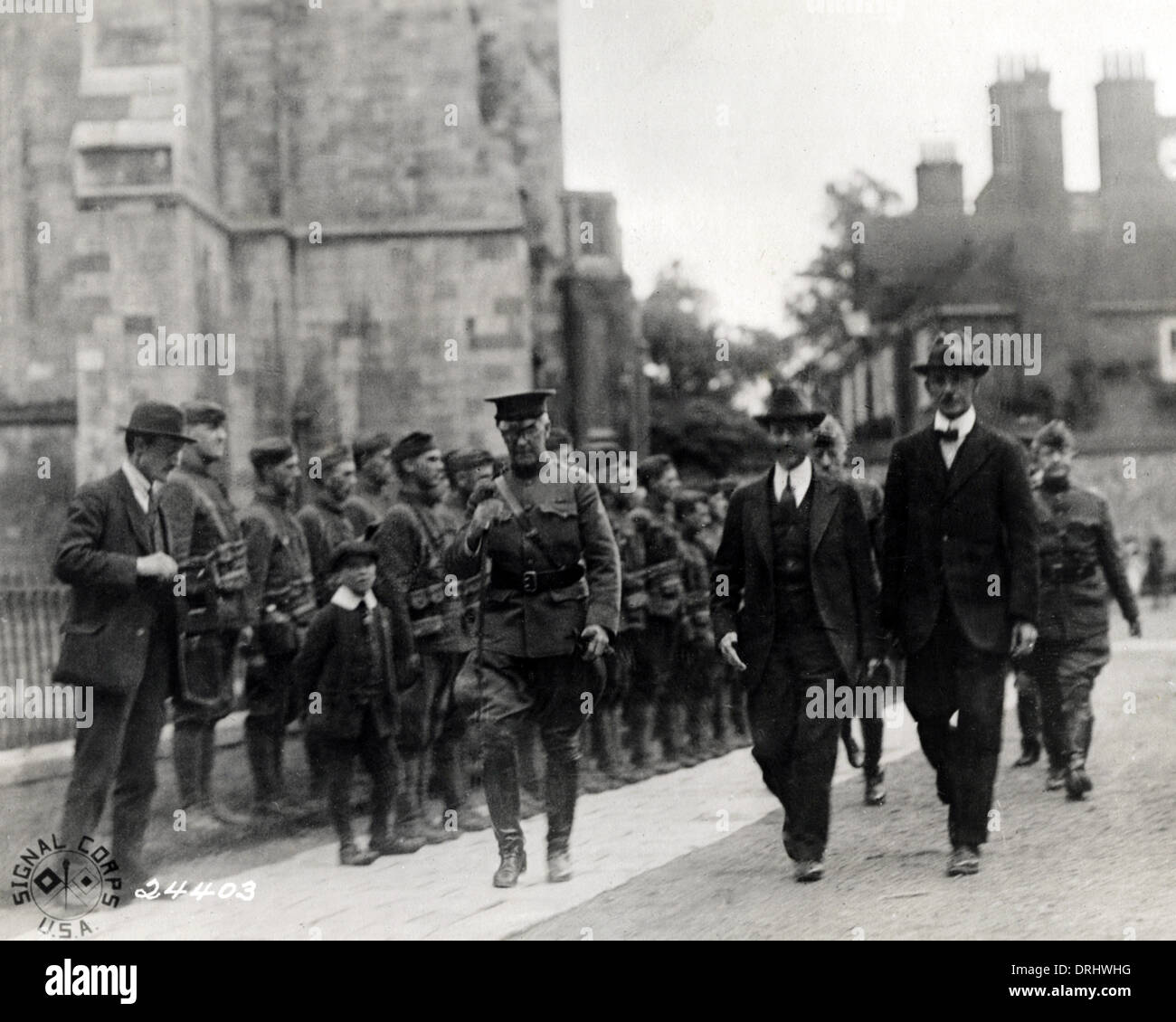 Newton D. Baker, American Secretary of War, France, WW1 Stock Photo - Alamy
