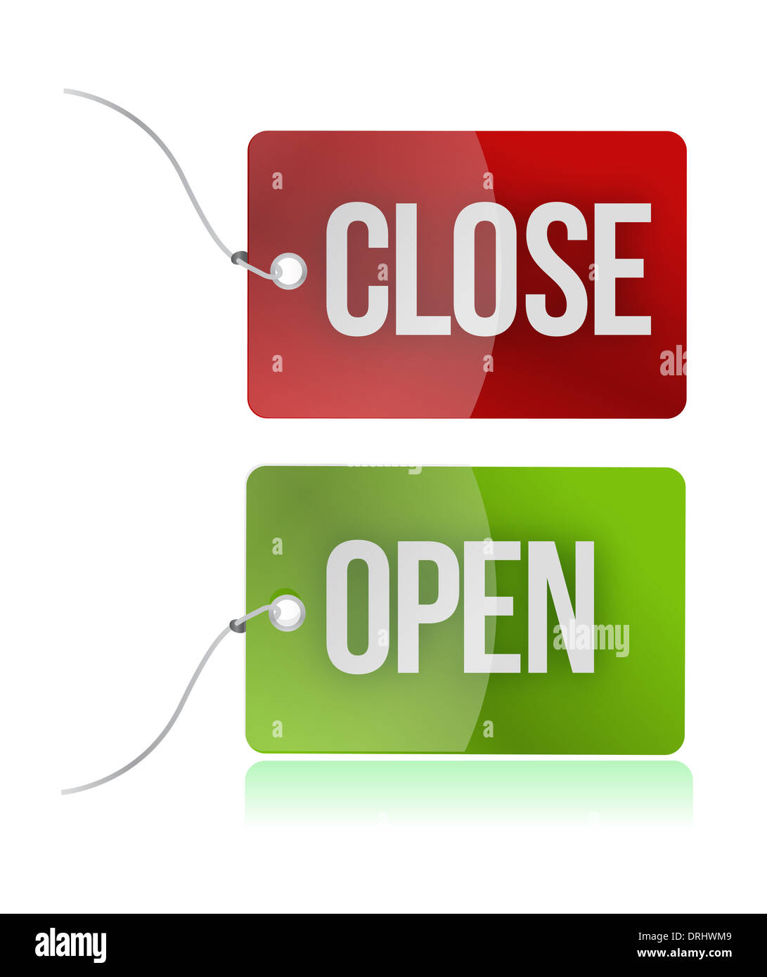 open and close tags illustration design over white background Stock ...