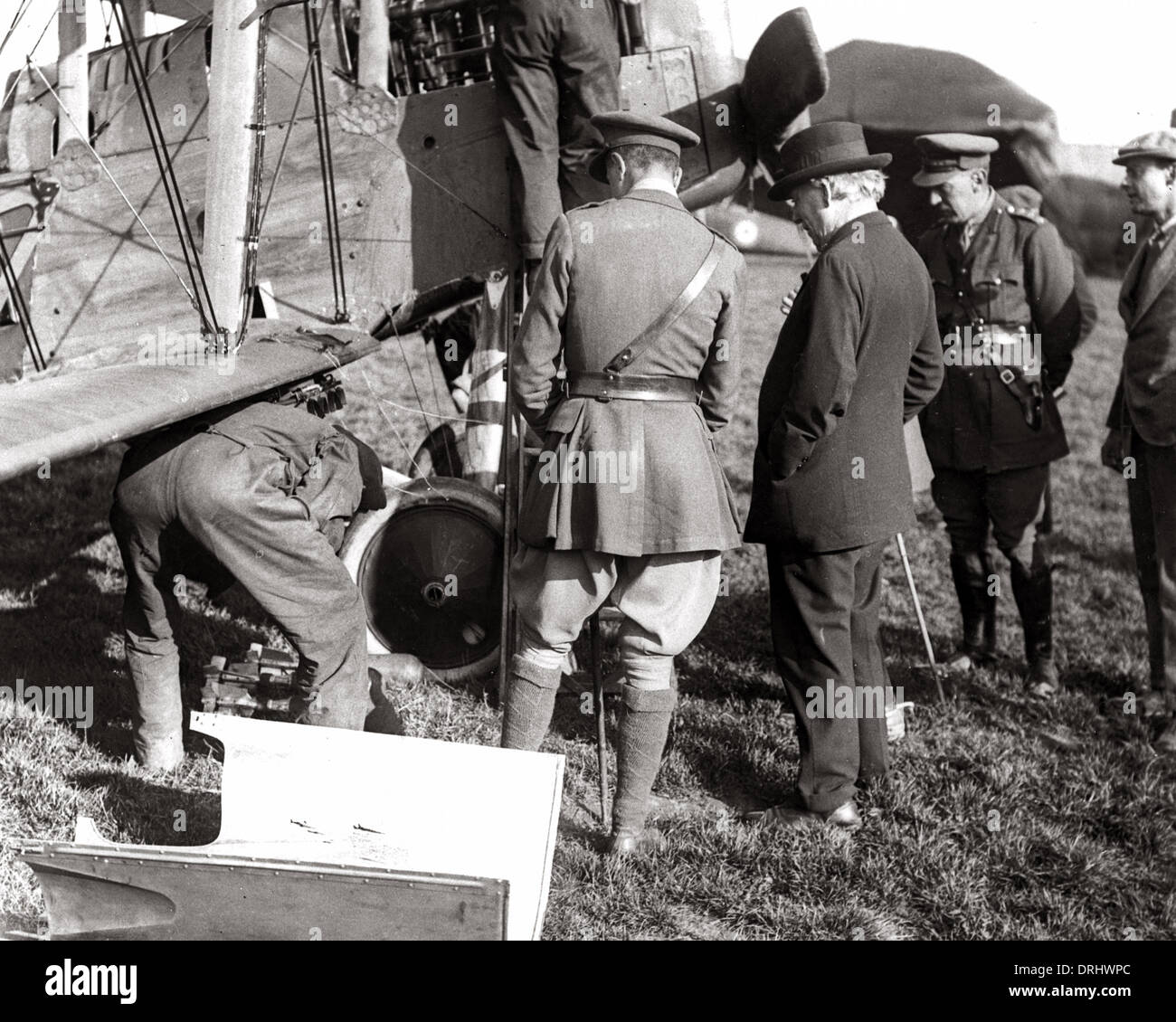 Mr Asquith visiting the Western Front, WW1 Stock Photo - Alamy
