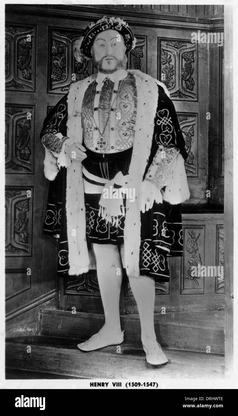 Henry VIII at Madame Tussauds waxwork museum Stock Photo - Alamy