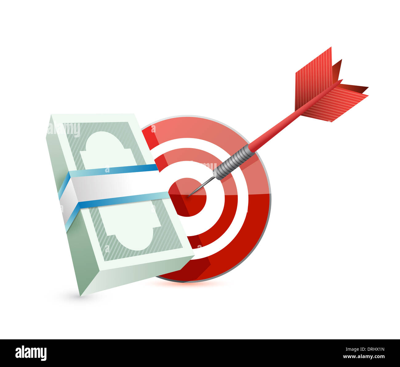 target cash money illustration design over a white background Stock ...