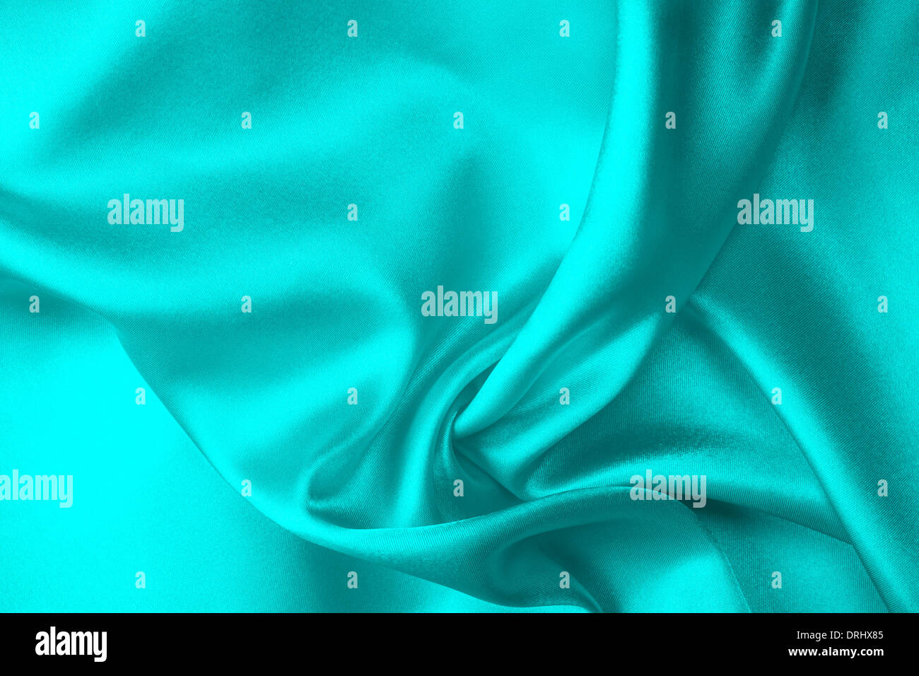 Blue silk fabric background Stock Photo - Alamy