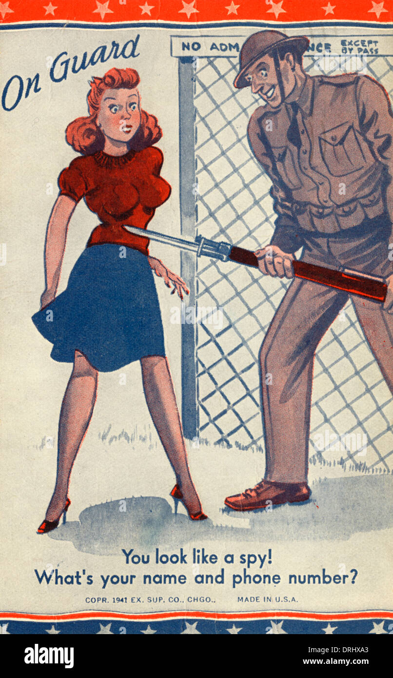 Saucy postcard hi-res stock photography and images - Alamy