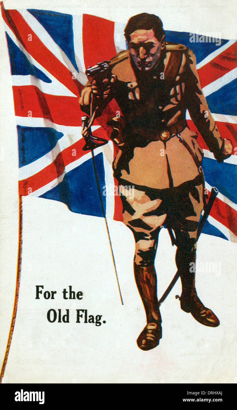 Union jack flag postcard hi-res stock photography and images - Alamy