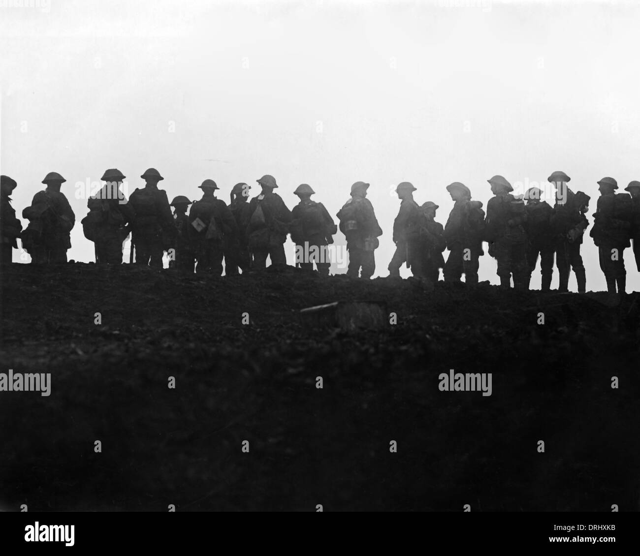 Ww1 Soldiers Silhouette High Resolution Stock Photography and Images ...
