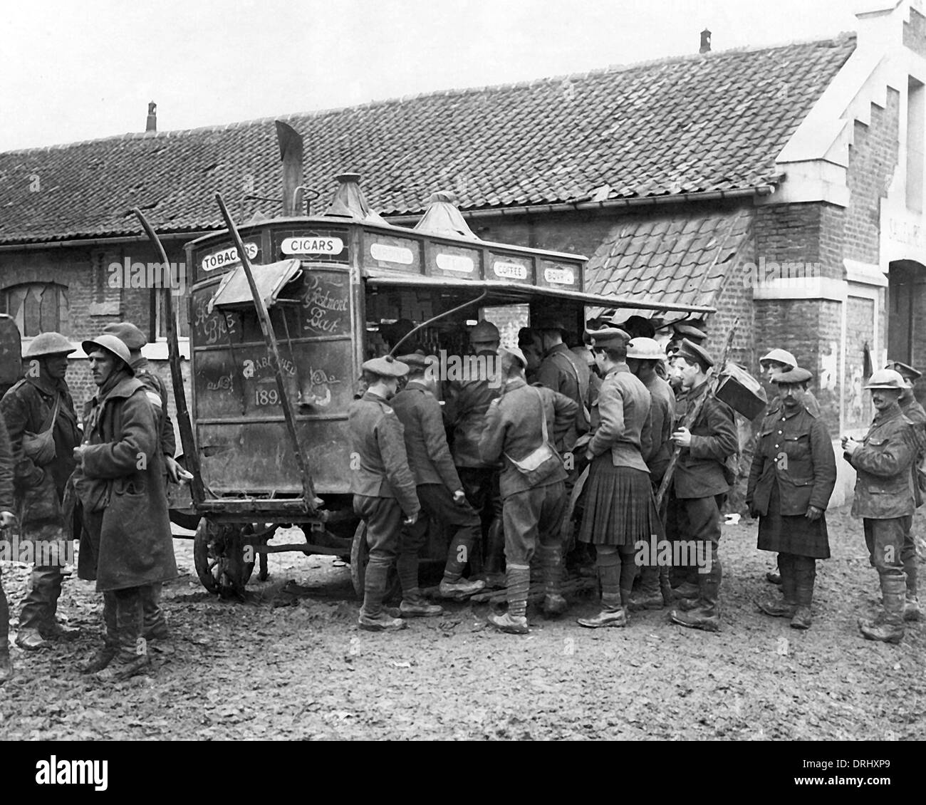 Historical british coffee stall hi-res stock photography and images - Alamy