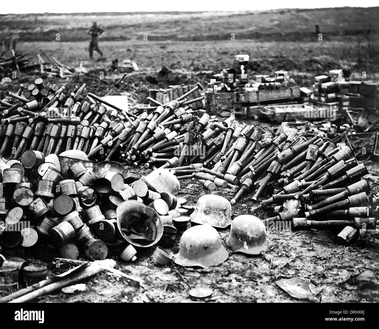 Ww1 german helmets pile hi-res stock photography and images - Alamy