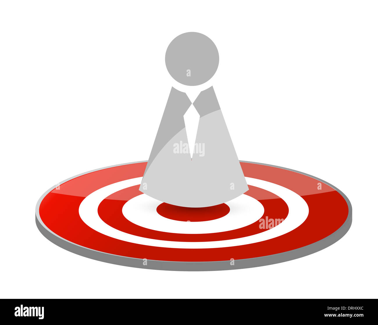 target icon avatar illustration design over a white background Stock ...