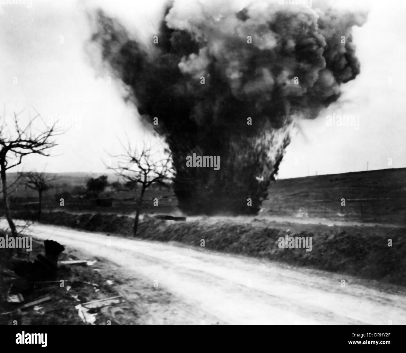 Roadside bomb explosion hi-res stock photography and images - Alamy