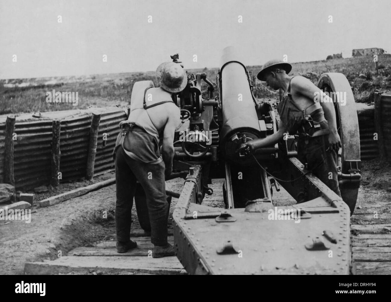 British Inch Howitzer Ww1 Stock Photos & British Inch Howitzer Ww1 ...