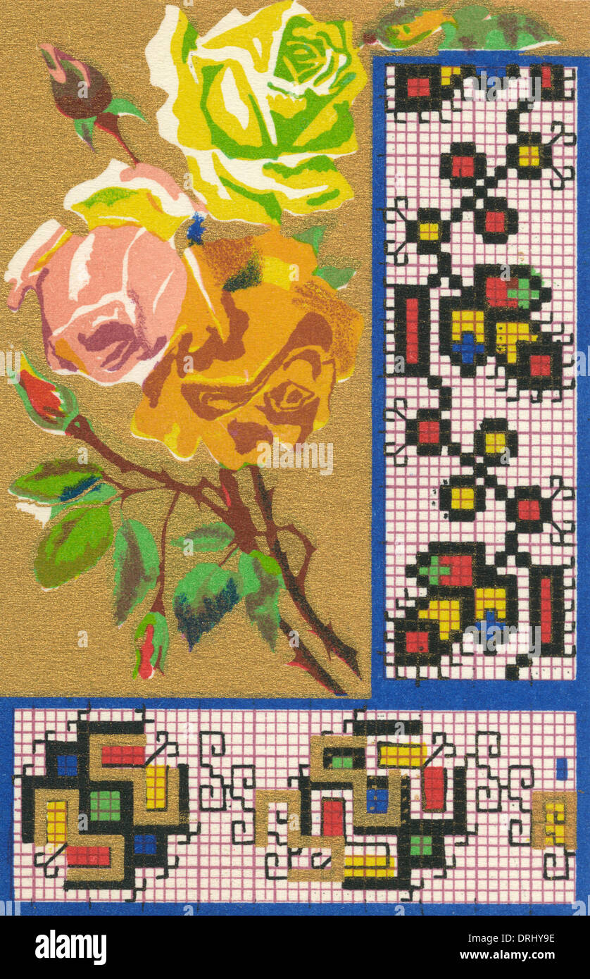 Berlin work embroidery hi-res stock photography and images - Alamy