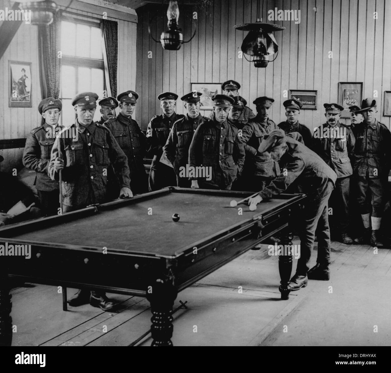 Convalescent British soldiers, Western Front, WW1 Stock Photo - Alamy