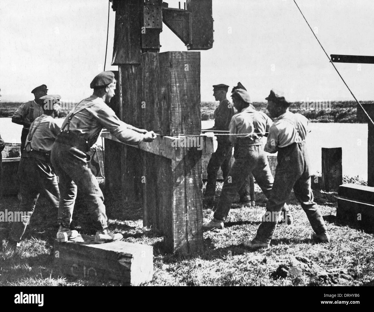 Royal engineers ww1 british Black and White Stock Photos & Images - Alamy