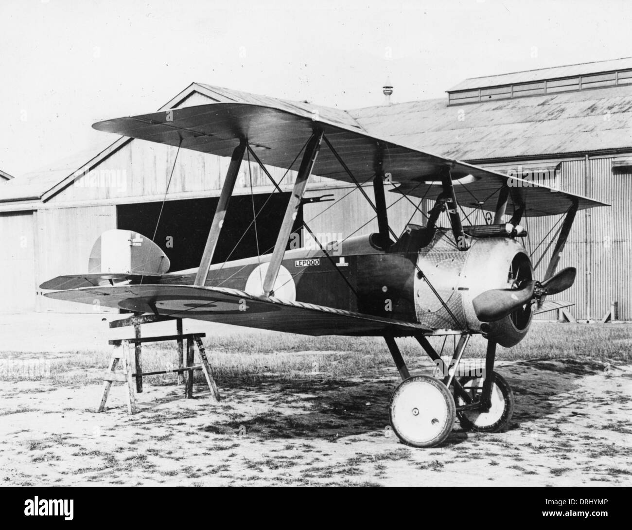 Ww1 sopwith camel aeroplane Black and White Stock Photos & Images - Alamy