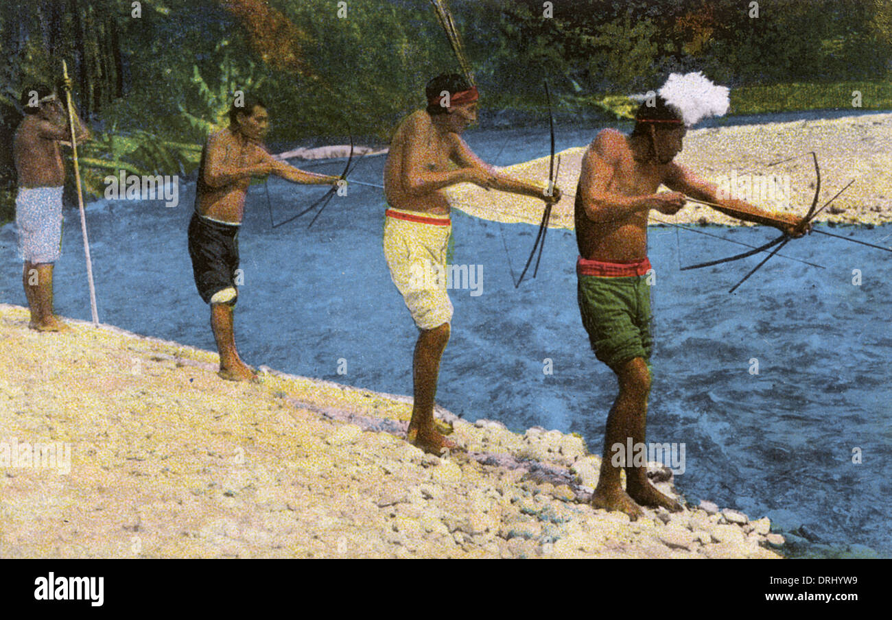 Bribri People - Shooting fish, Costa Rica Stock Photo - Alamy