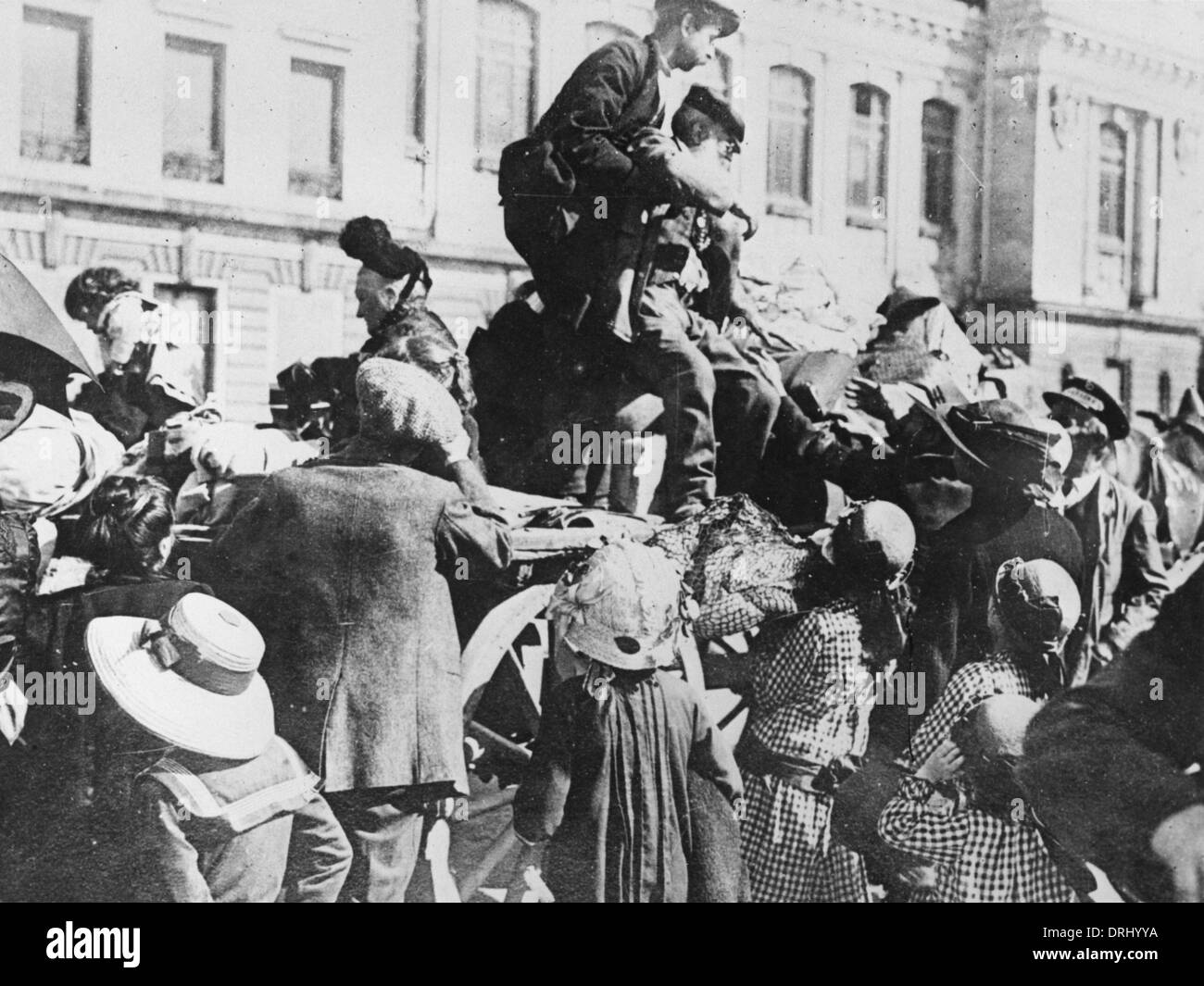 Street scene in Austria, WW1 Stock Photo - Alamy