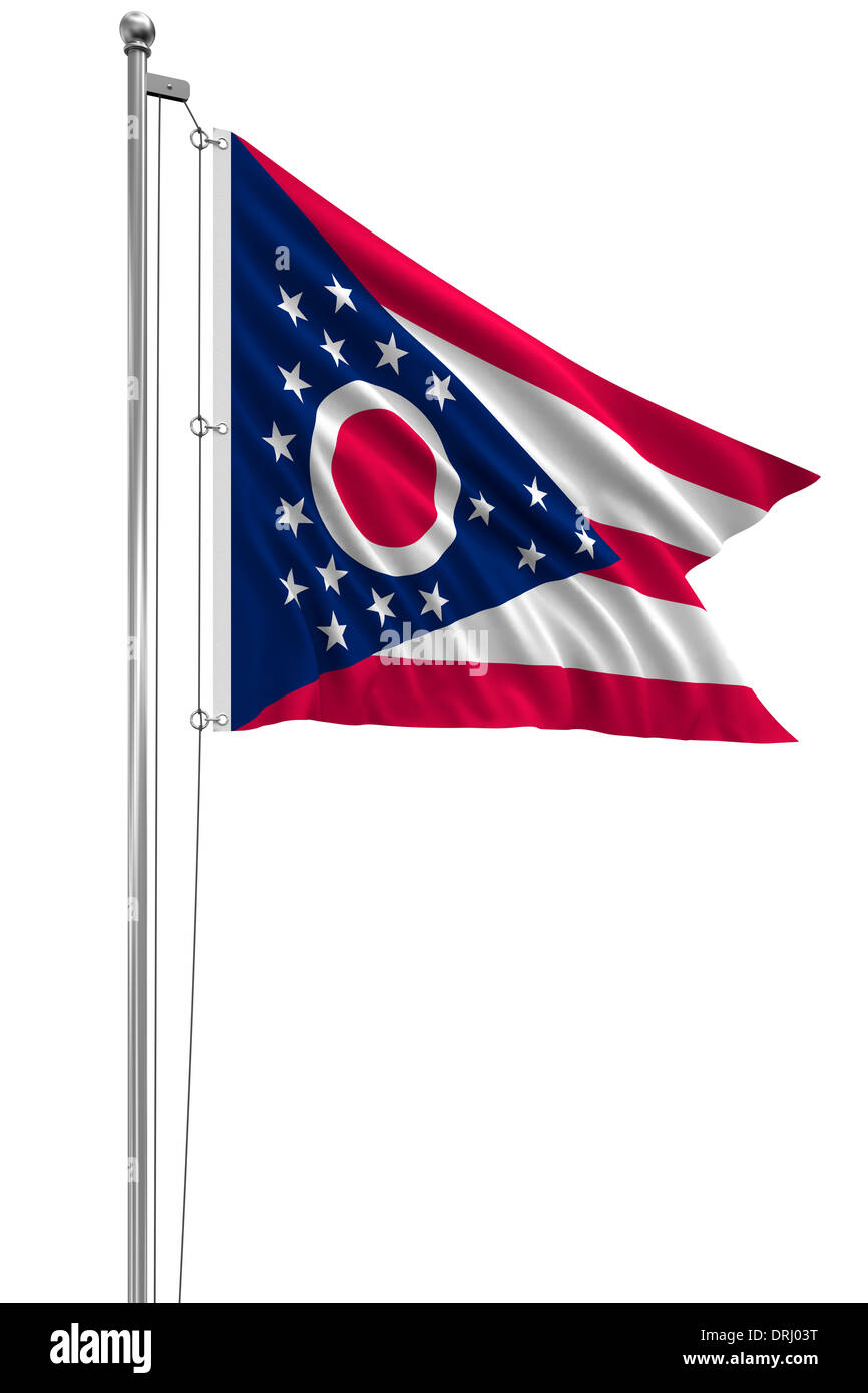 Ohio usa state flag Cut Out Stock Images & Pictures - Alamy