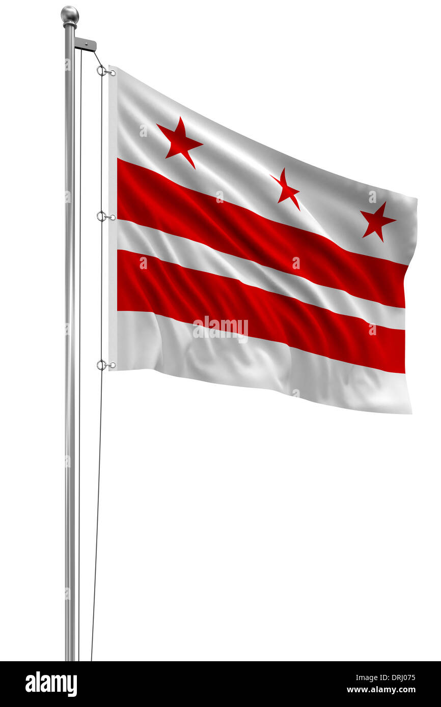 Washington d c state flag hi-res stock photography and images - Alamy