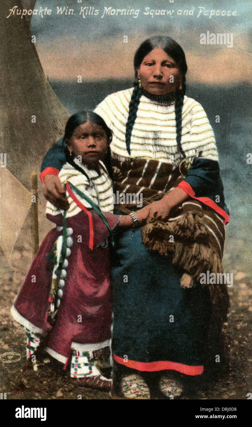 Native american indian squaw woman hi-res stock photography and images ...