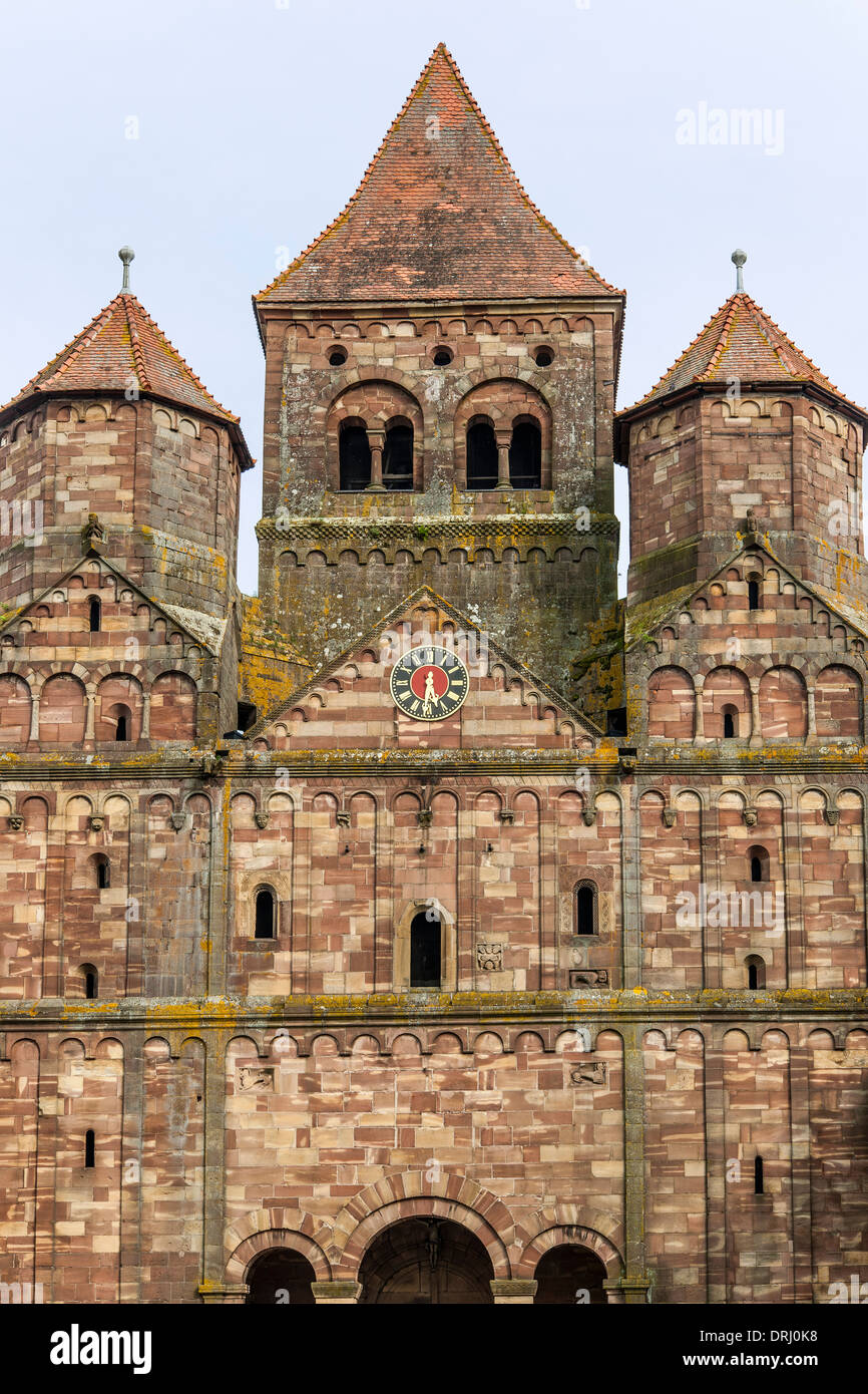 St Etienne Romanesque Abbey church 11th Century Marmoutier Alsace ...