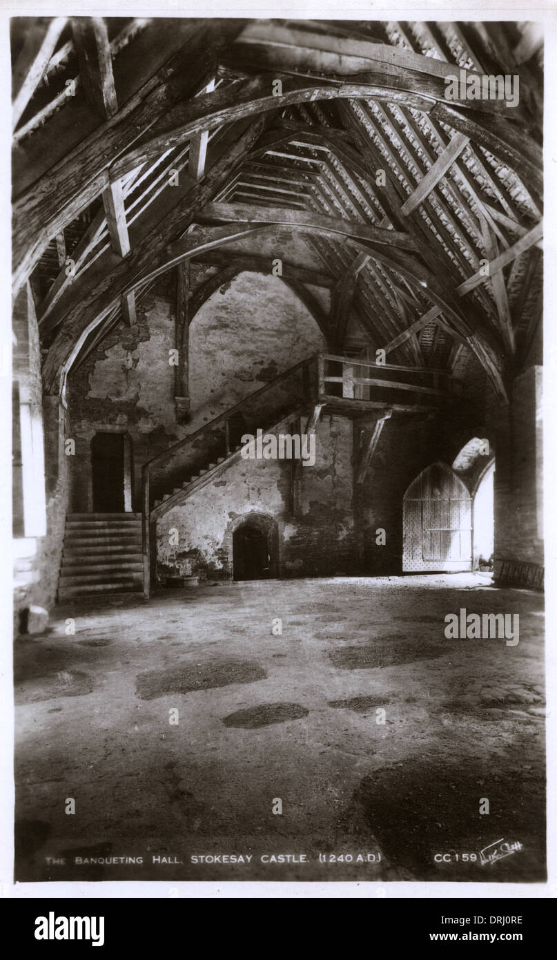 Stokesay castle hall shropshire hi-res stock photography and images - Alamy