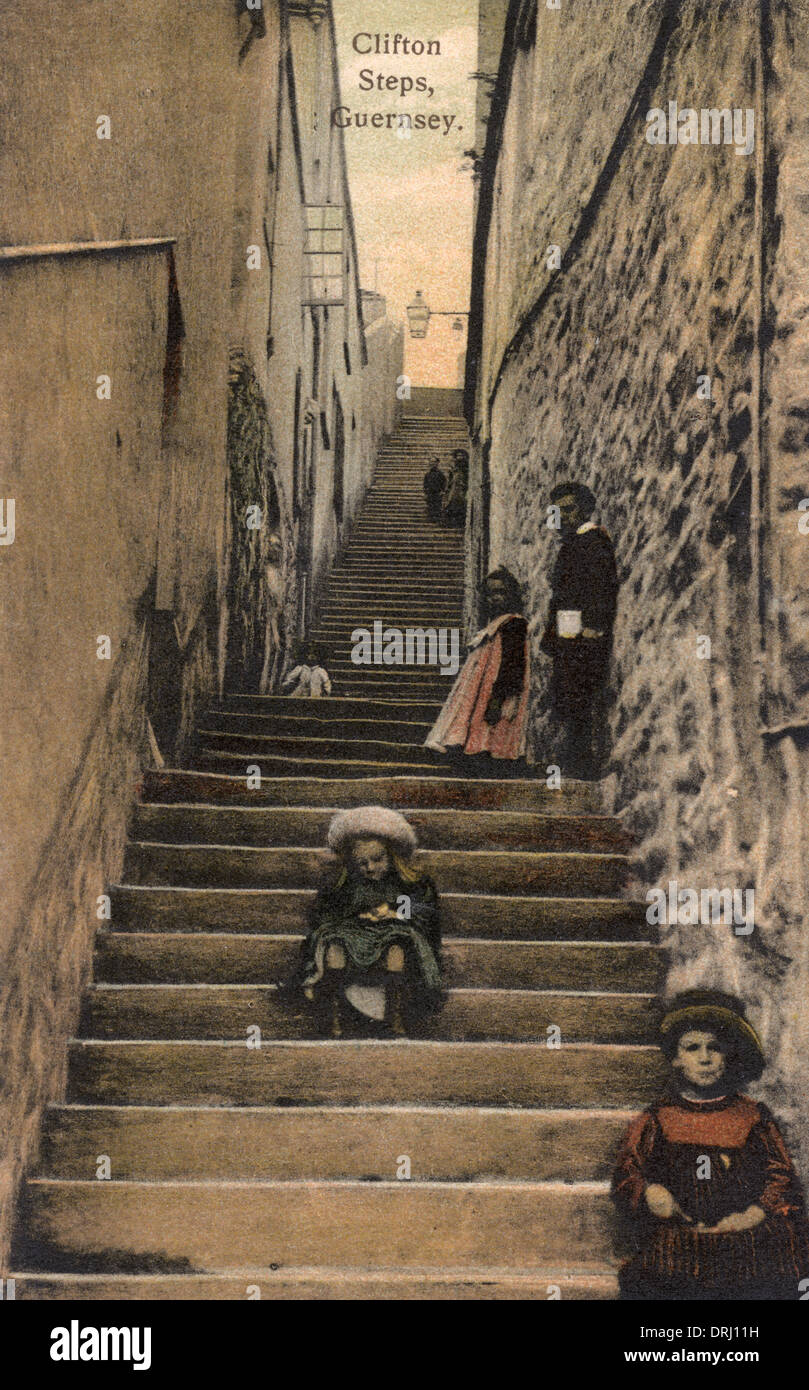 Steps st peter port hi-res stock photography and images - Alamy