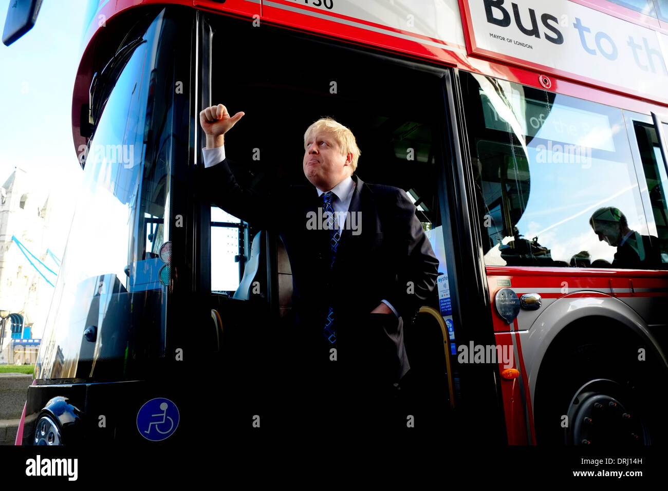 London, UK. 27th Jan, 2014. Boris Johnson Launches 'Year of the Bus ...