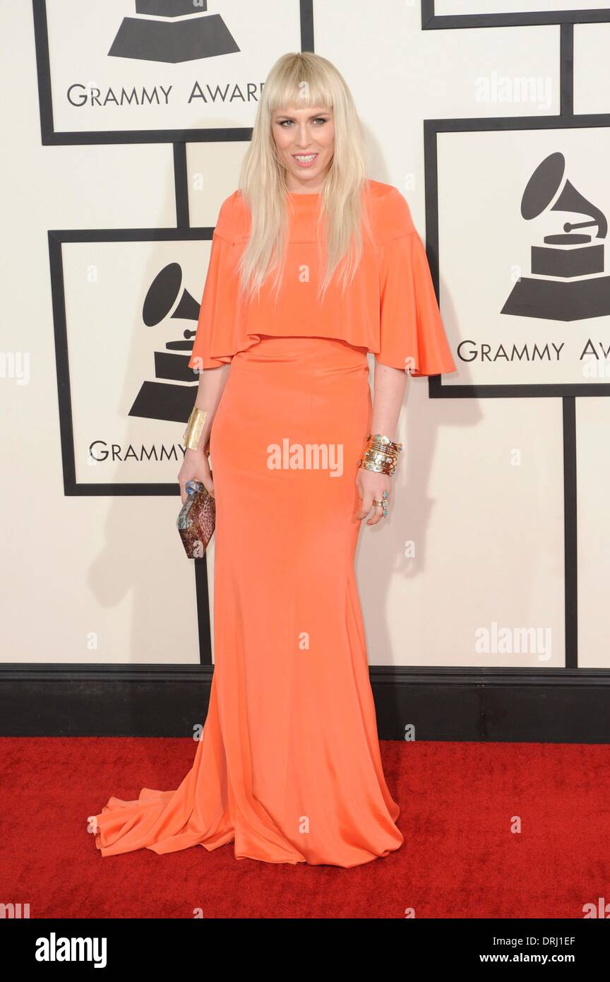 Los Angeles, CA, USA. 26th Jan, 2014. Natasha Bedingfield at arrivals ...