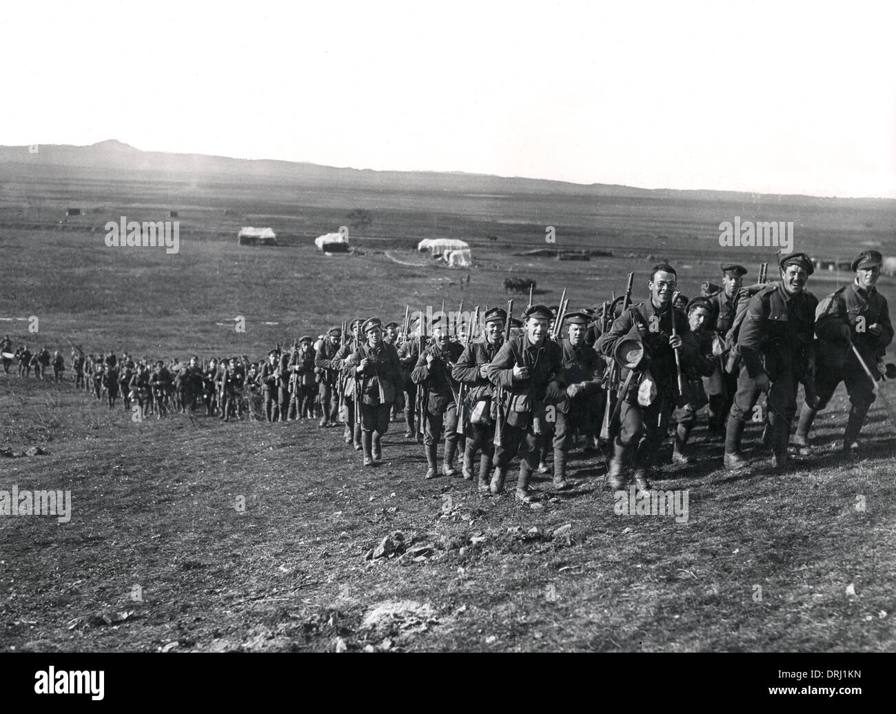 The great war british soldiers marching hi-res stock photography and ...
