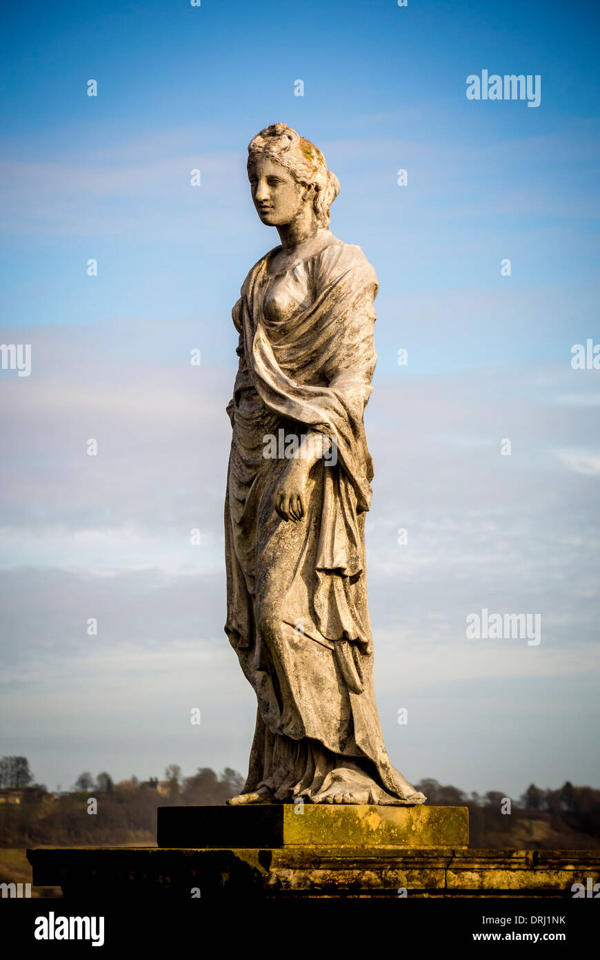 Statue on the Temple of the Four Winds. Castle Howard, North Yorkshire ...