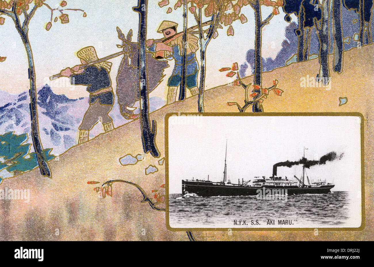 The N.Y.K. S.S. Aki Maru Stock Photo - Alamy