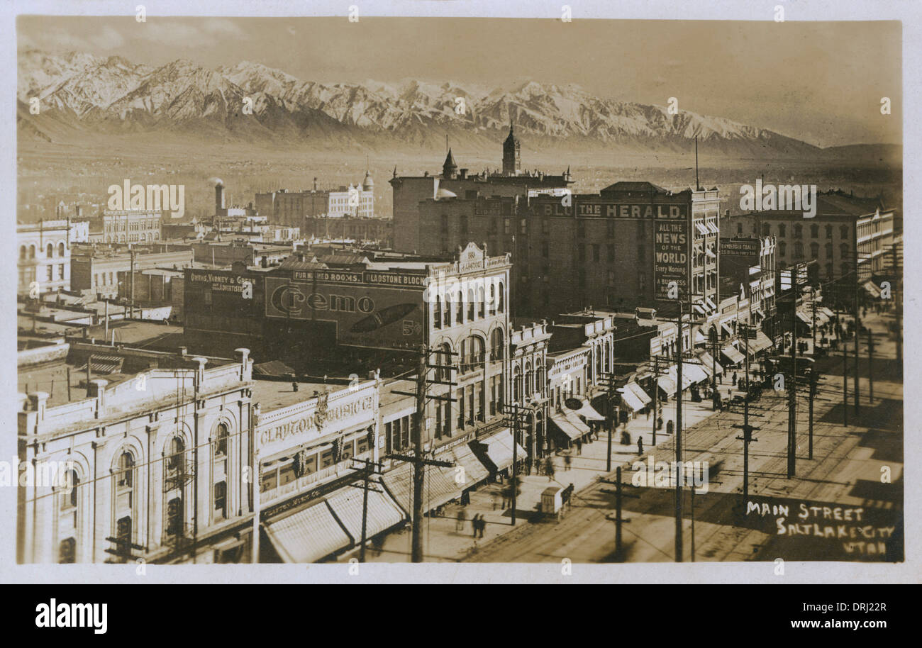 Main street salt lake city hi-res stock photography and images - Alamy