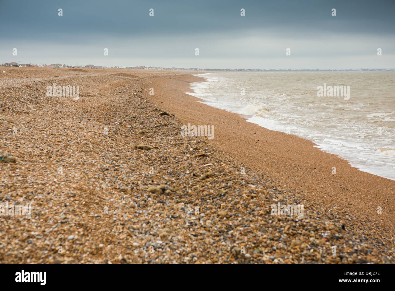 Dungeness shingle beach and sea Stock Photo - Alamy