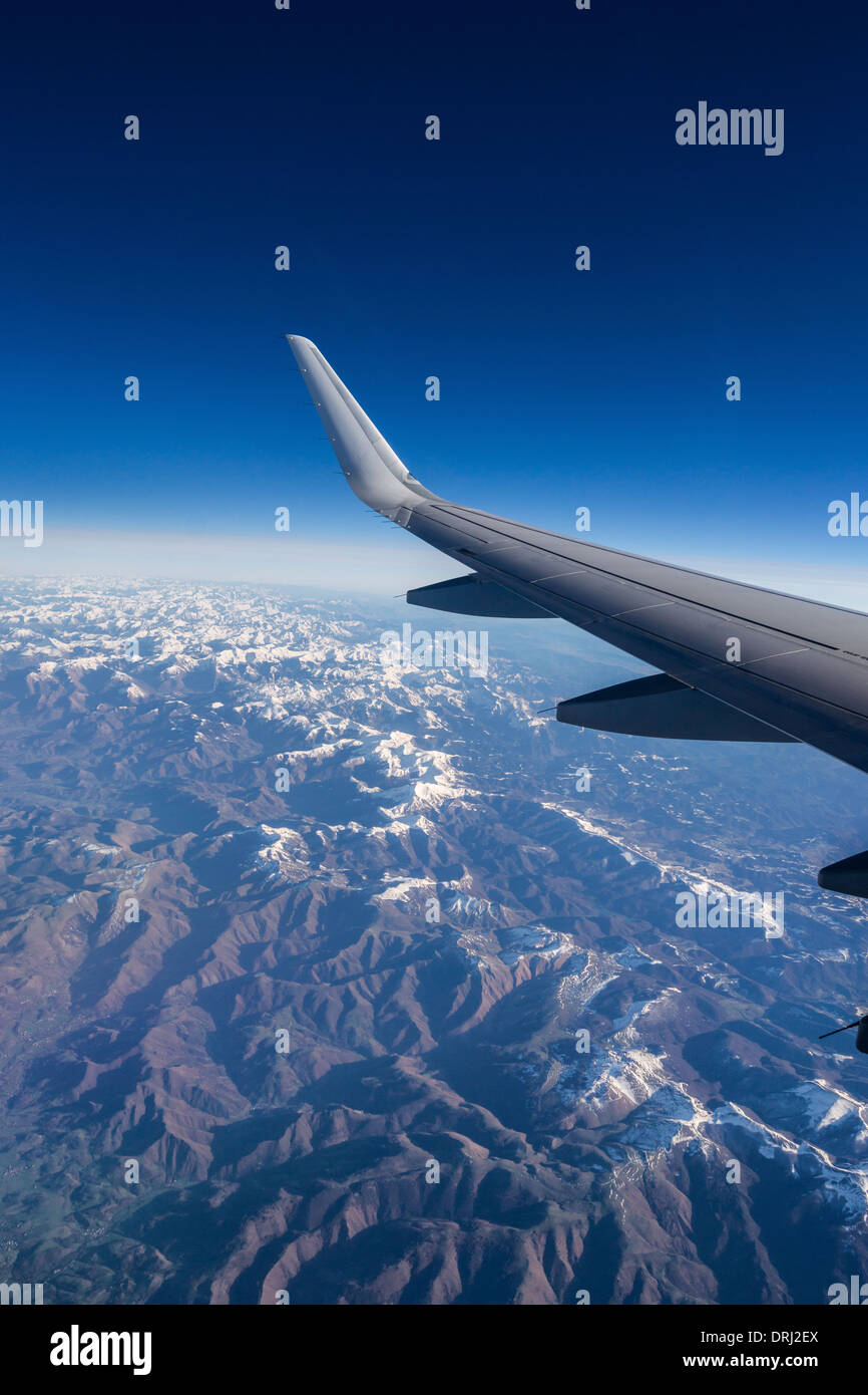 Pyrenees mountains from plane hi-res stock photography and images - Alamy