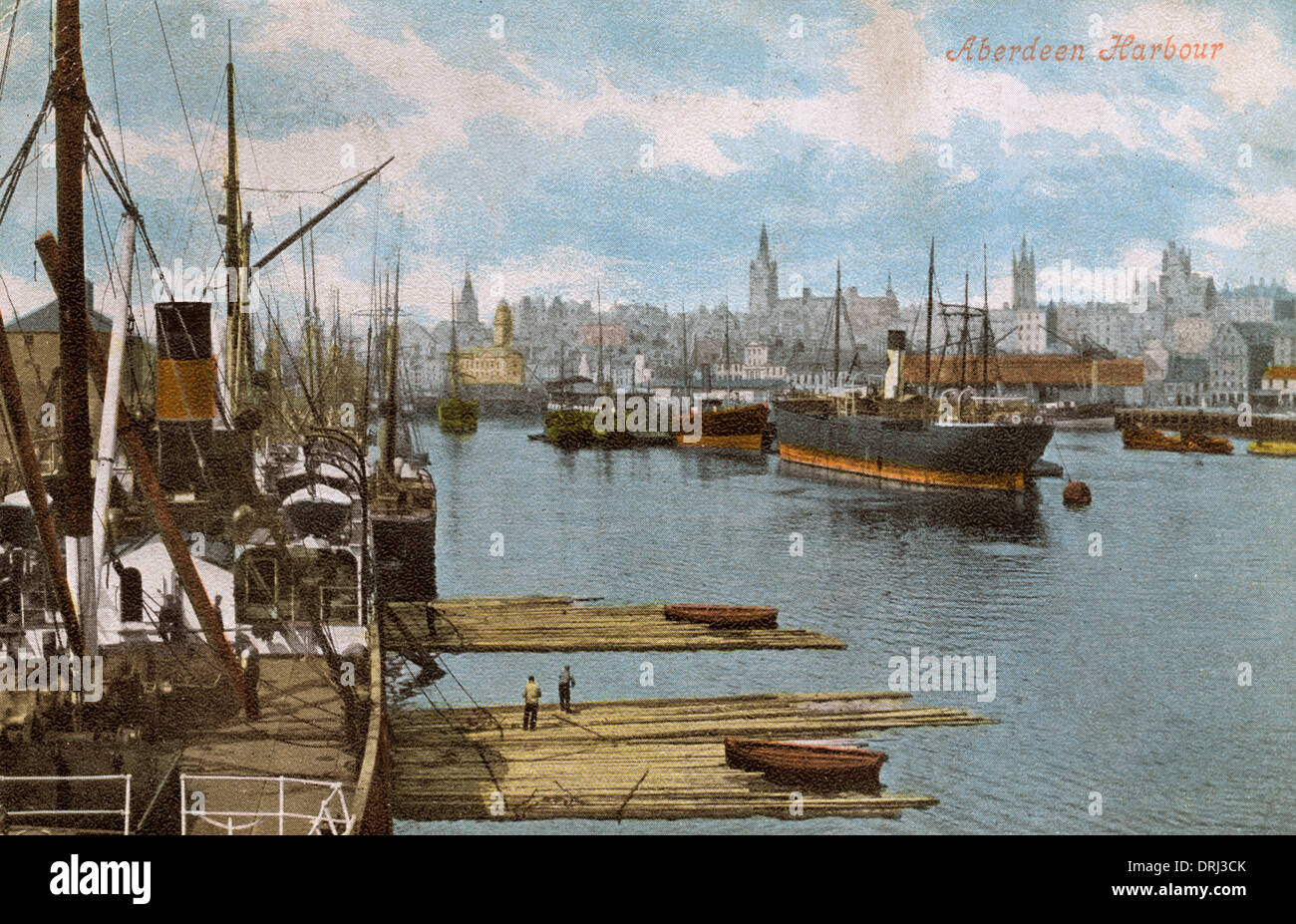 Aberdeen Harbour, Scotland Stock Photo - Alamy