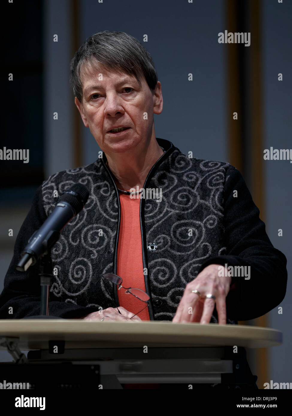 Berlin, Germany. January 27th, 2014.German Minister of Environment ...