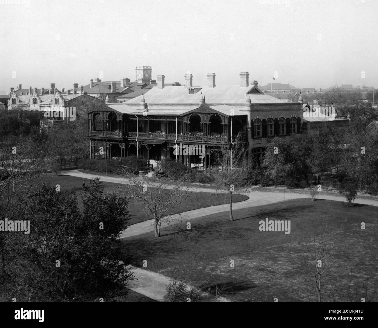Legation Quarter, Peking (Beijing), China Stock Photo - Alamy
