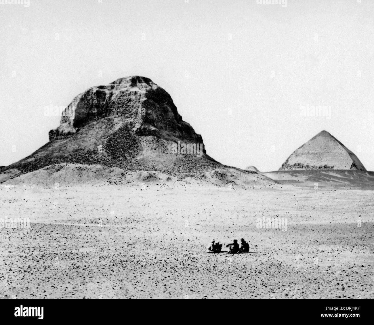 Desert pyramids Black and White Stock Photos & Images - Alamy