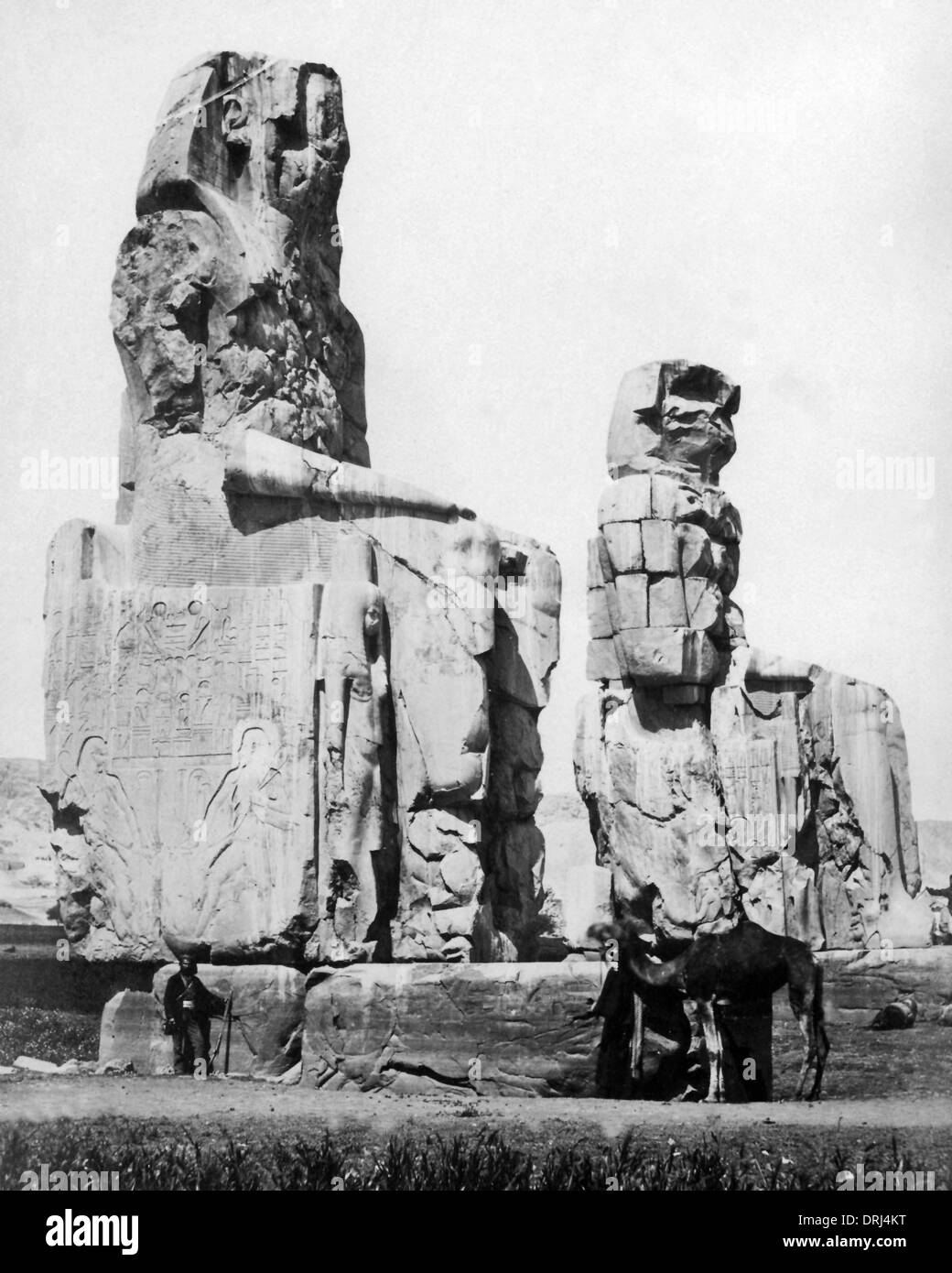 Colossi of memnon Black and White Stock Photos & Images - Alamy