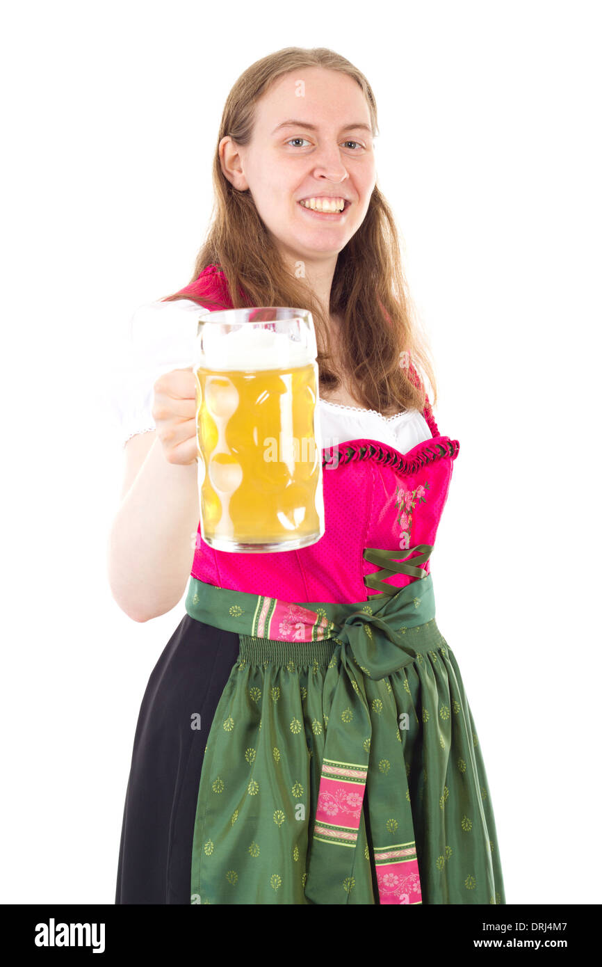 Beautiful woman saying cheers to you Stock Photo - Alamy