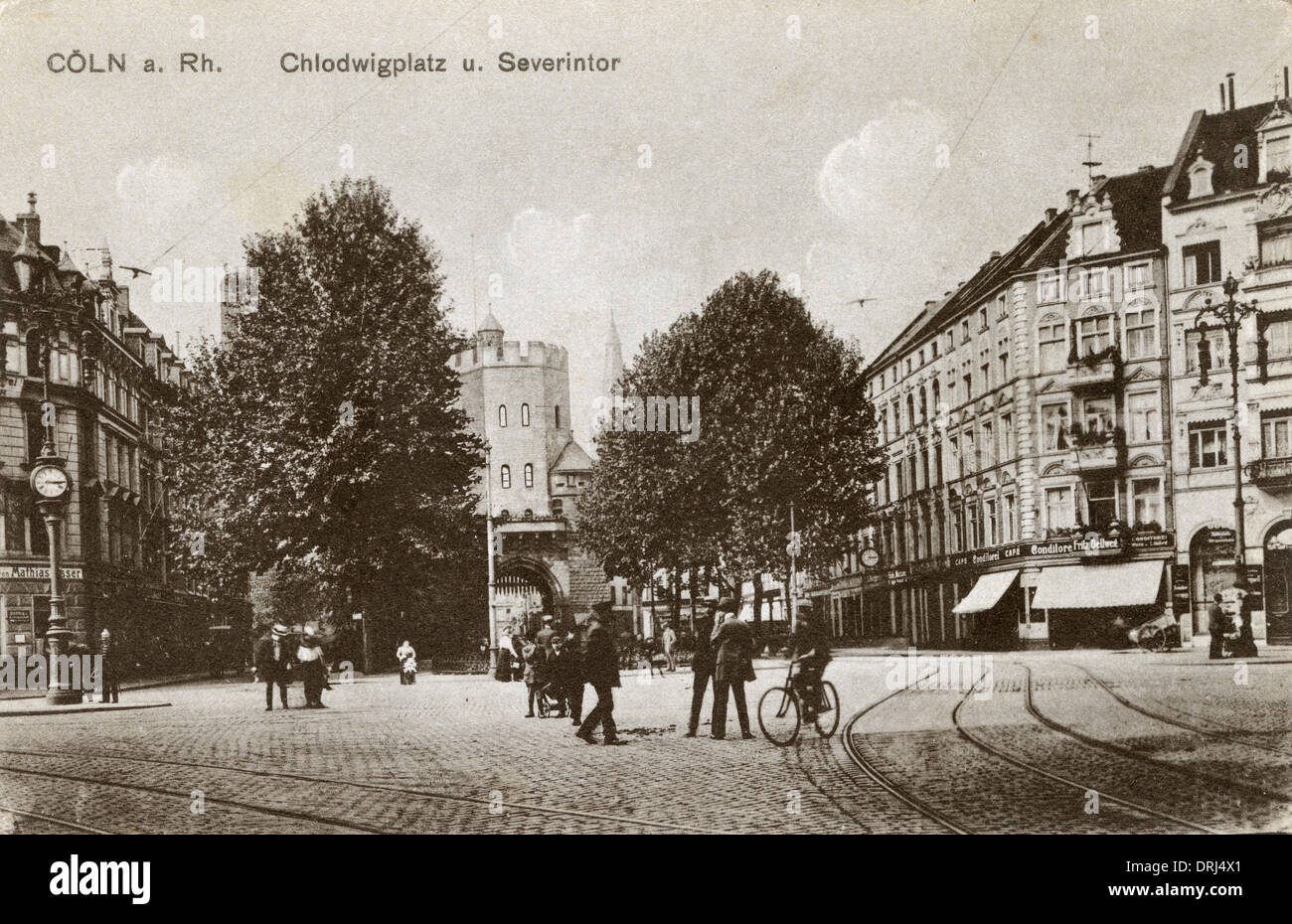 Germany - Cologne (Koln) - Chlodwigplatz and Severintor Stock Photo - Alamy