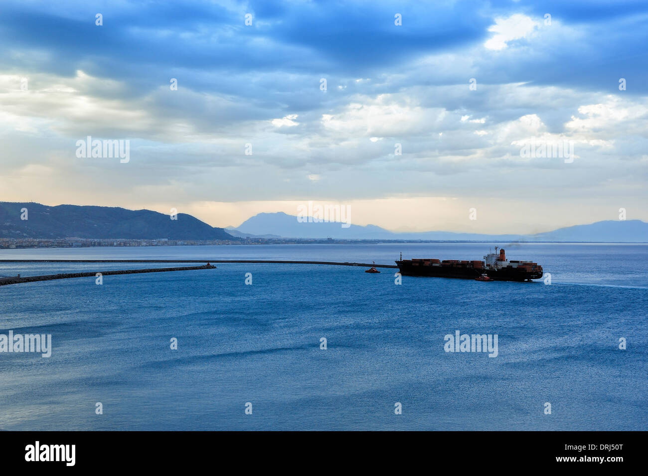 Cargo ship in water hi-res stock photography and images - Alamy