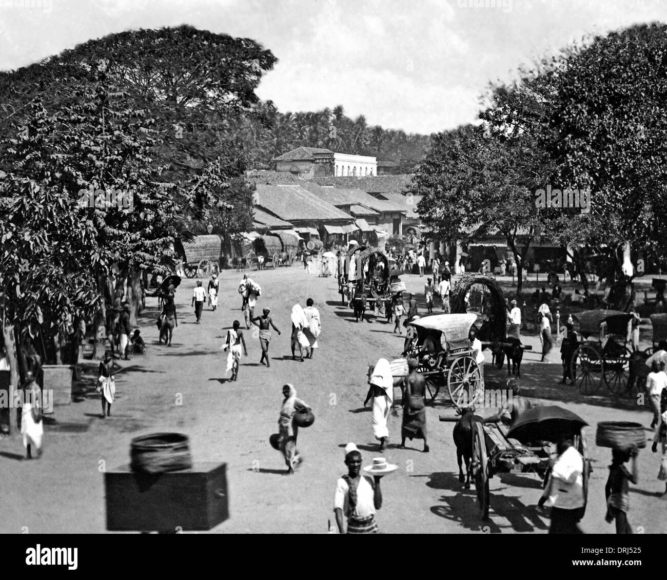Street scene, Colombo, Ceylon (Sri Lanka Stock Photo - Alamy