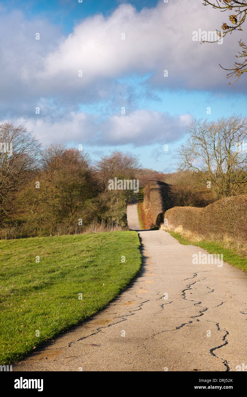 Tarmac path grass hi-res stock photography and images - Alamy