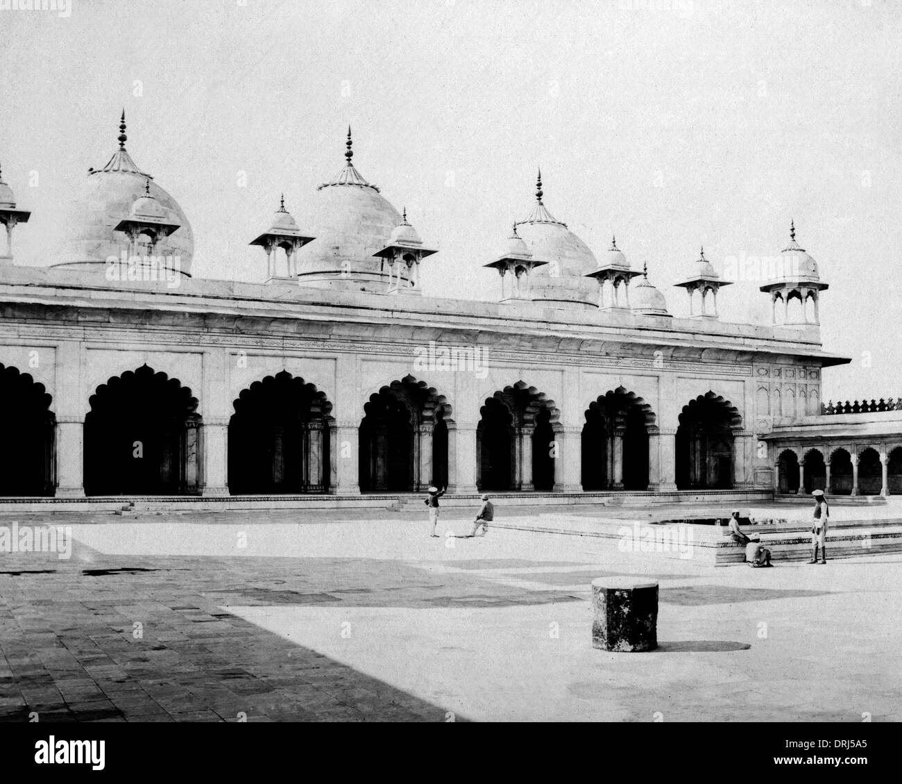 Moti masjid mosque Black and White Stock Photos & Images - Alamy