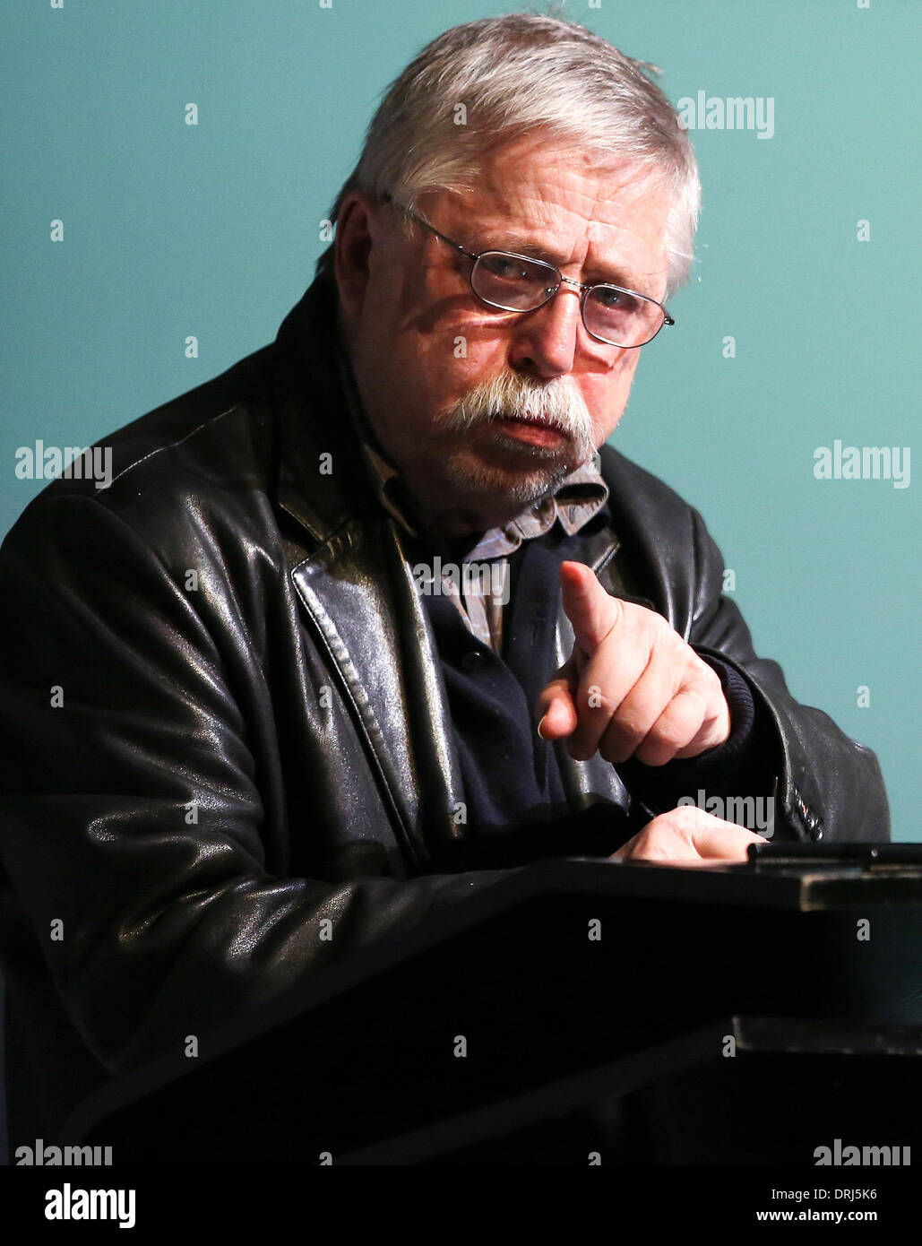 Hamburg, Germany. 27th Jan, 2014. Singer-songwriter and author Wolf ...