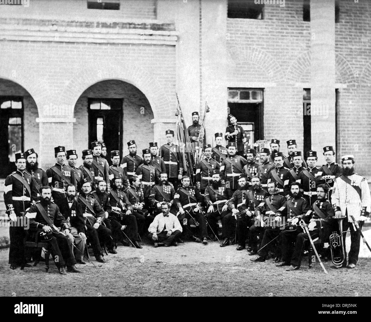 34th Regiment in India Stock Photo - Alamy