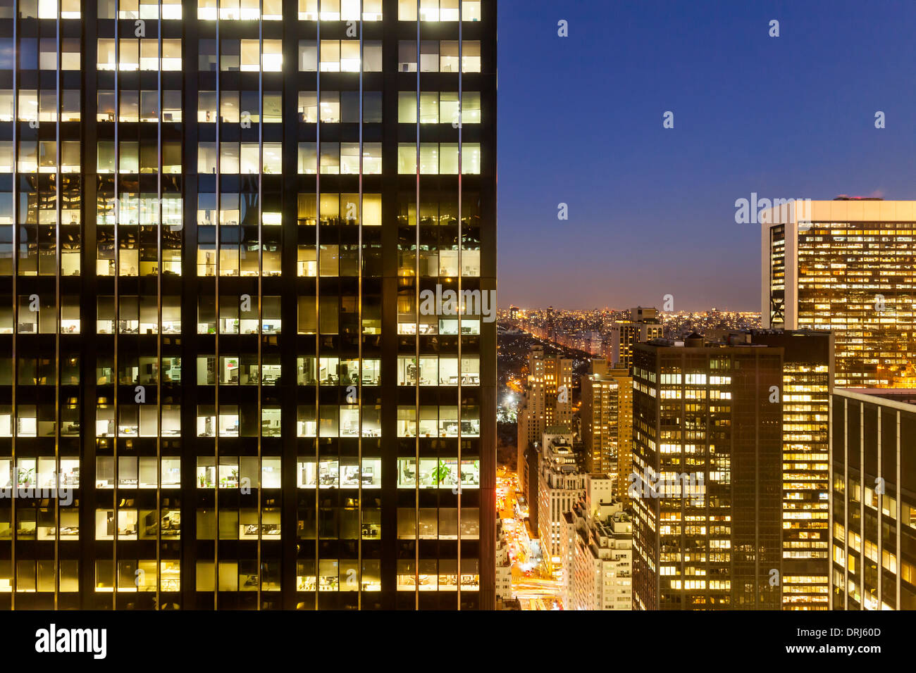 Twilight view from high up hi-res stock photography and images - Alamy
