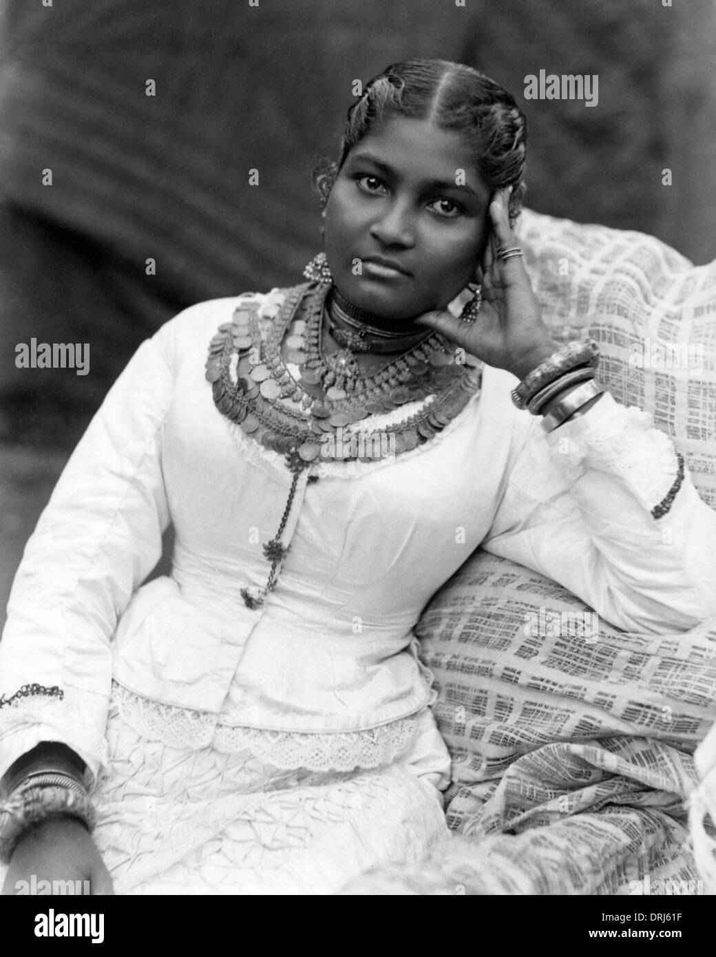 Young woman, Ceylon (Sri Lanka Stock Photo - Alamy